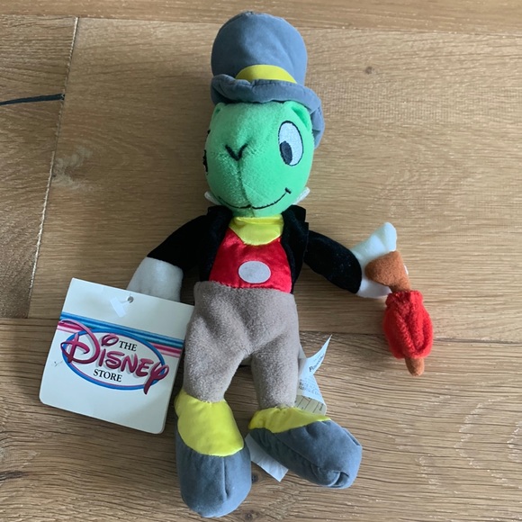 Disney | Toys | Nwt Vintage Disney Store Jiminy Cricket Plush | Poshmark